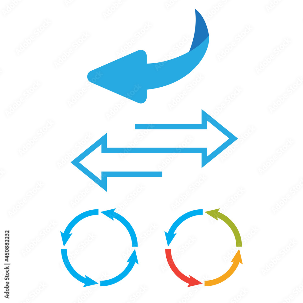 reversal arrow icon. Flip over or turn arrow. Reverse sign Stock Vector ...