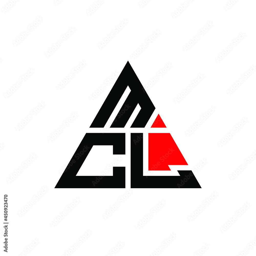 MCL triangle letter logo design with triangle shape. MCL triangle logo ... MCL triangle letter logo design with triangle shape. MCL triangle logo ...