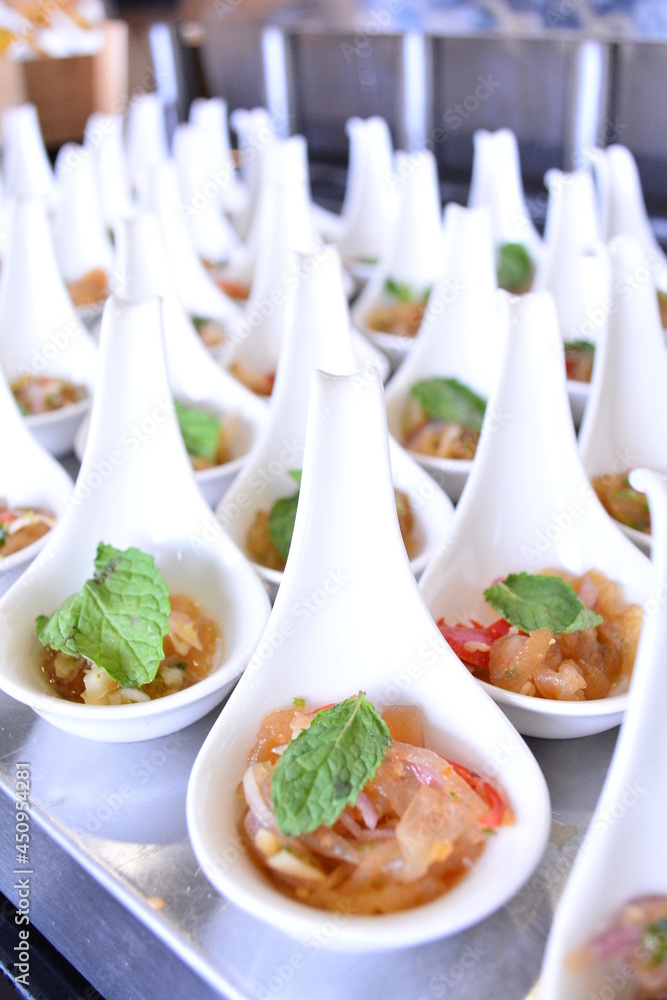 buffet party catering with lo hei yu sheng, asian and western cuisine ...