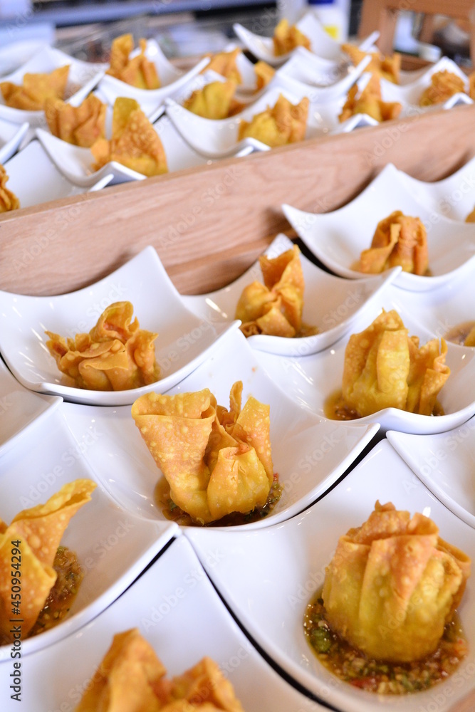 buffet party catering with lo hei yu sheng, asian and western cuisine ...