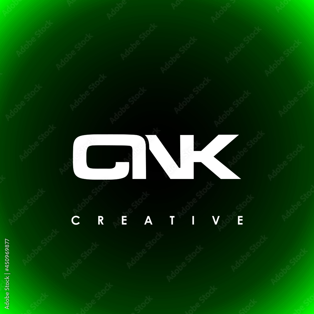 CNK Letter Initial Logo Design Template Vector Illustration Stock ...