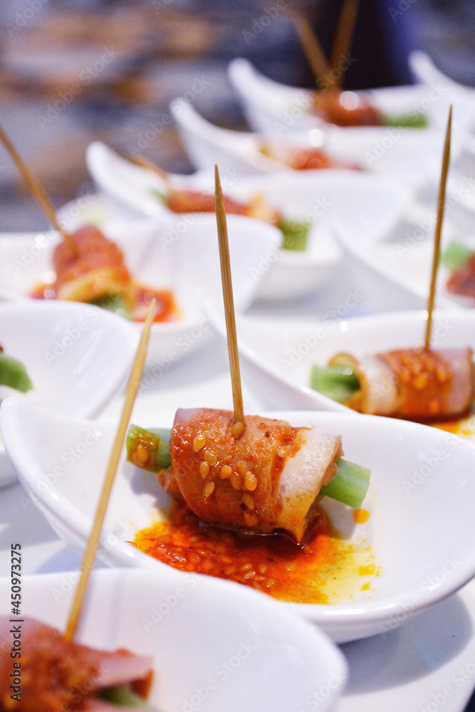 buffet party catering with lo hei yu sheng, asian and western cuisine ...