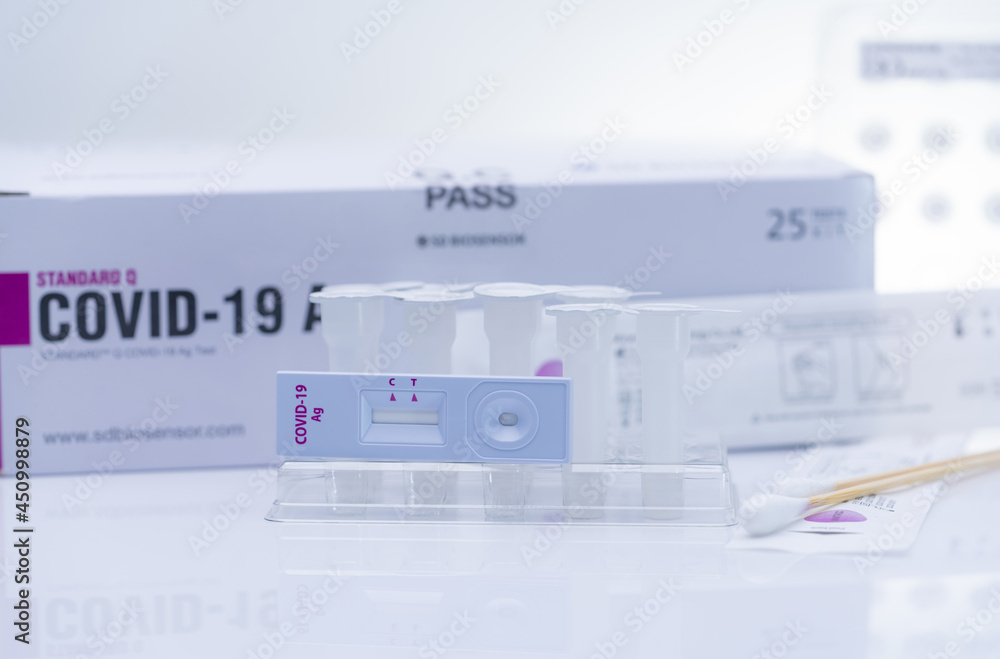 CHONBURI, THAILAND-JULY 26, 2021 : Standard Q COVID-19 Ag Test ...