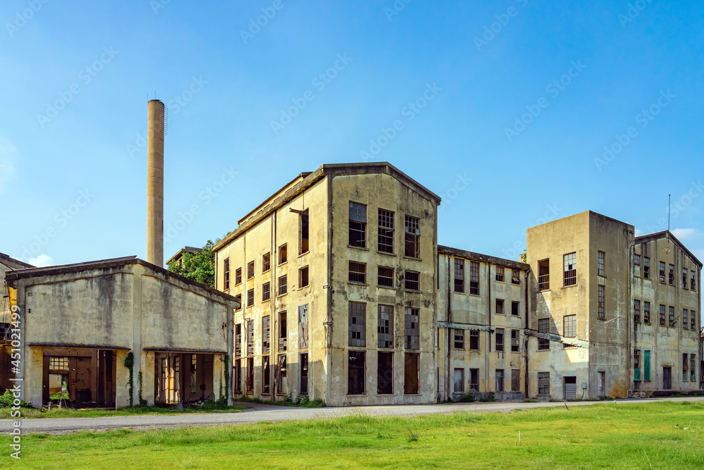 The old paper mill used to produce paper and banknotes during World War ...