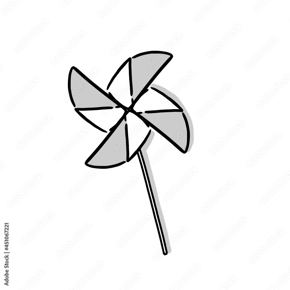 Japanese toy illustration. Hand drawn sketch. Japanese classic. Vector ...