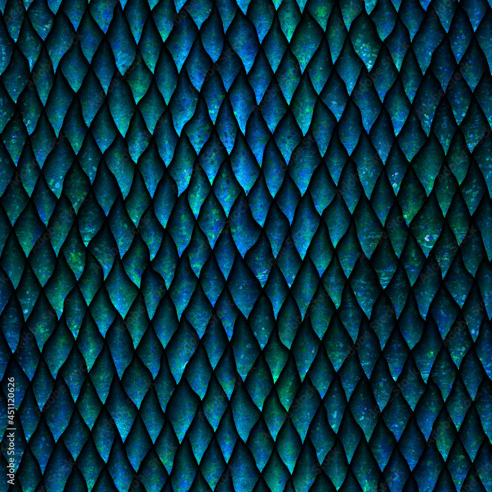 Blue Lizard Skin Texture