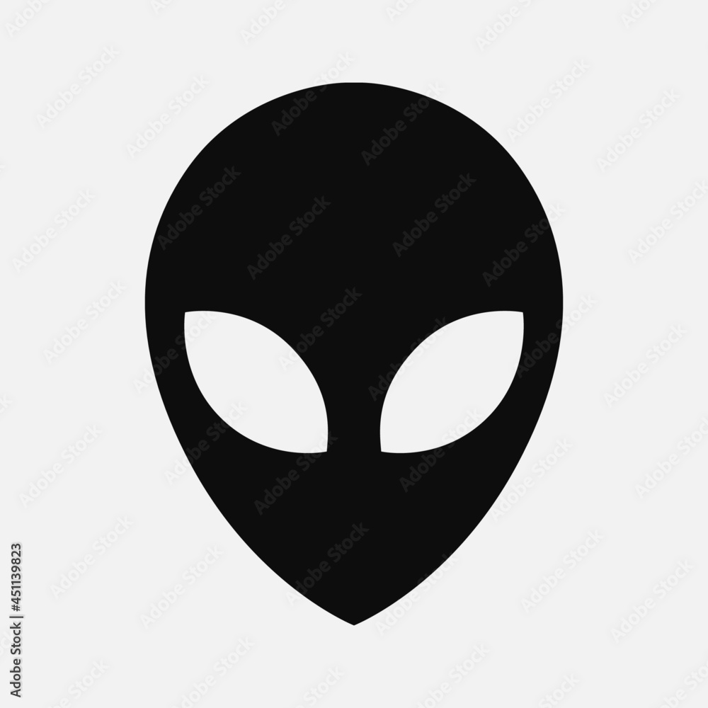 Alien Head Outline