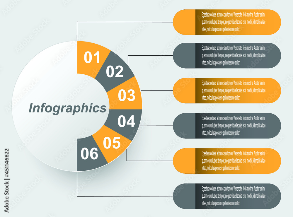 Infographic display template. Idea to display information, ranked and ...