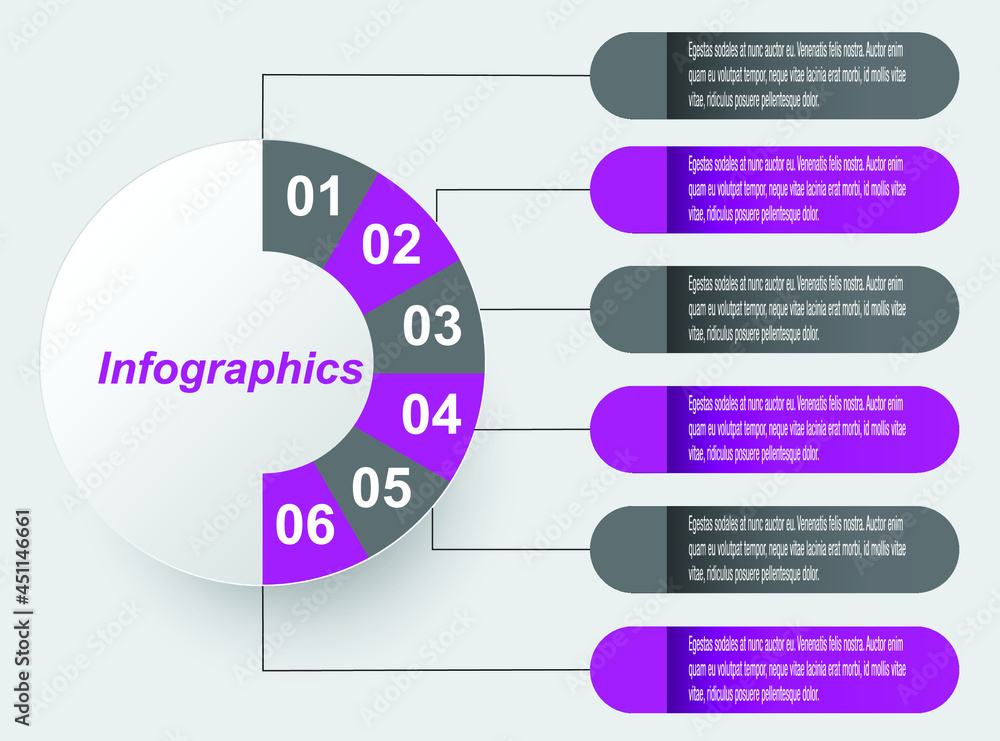 Infographic display template. Idea to display information, ranked and ...