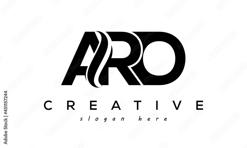 Letter ARO creative logo design vector Stock Vector | Adobe Stock
