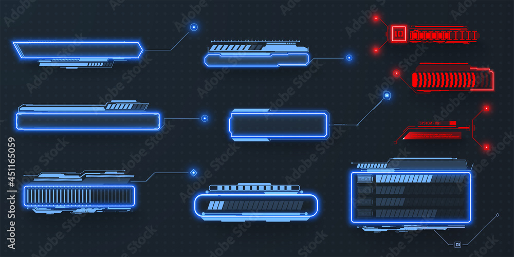Callouts titles. Callout bar labels, information call box bars and ...