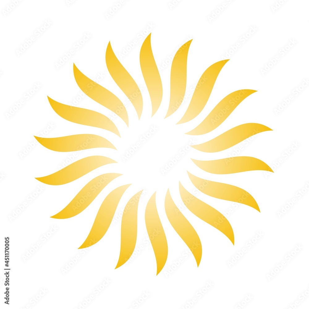Sun Rays Logo