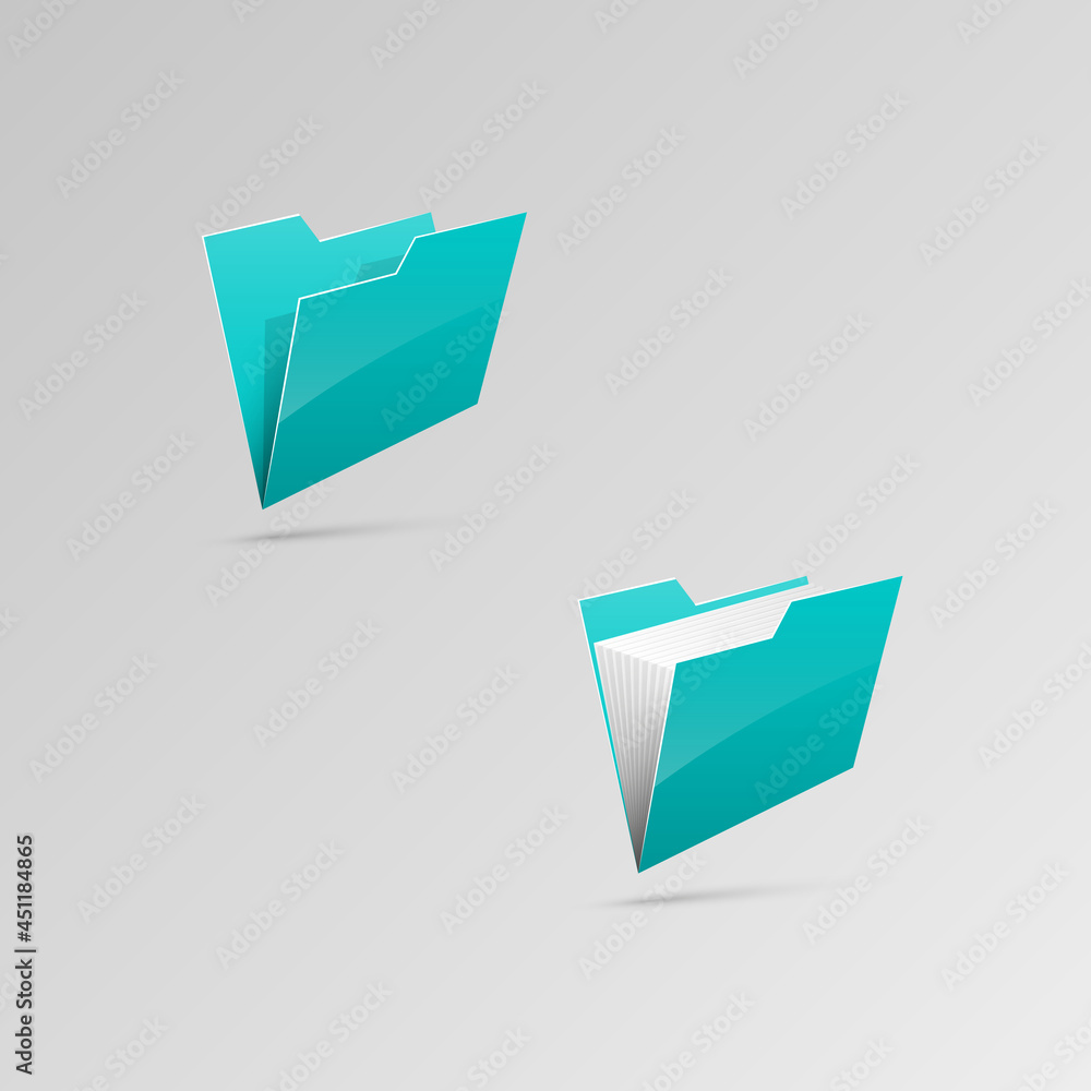 Web Folder icon. The package of File documents. Paper for storage icon ...