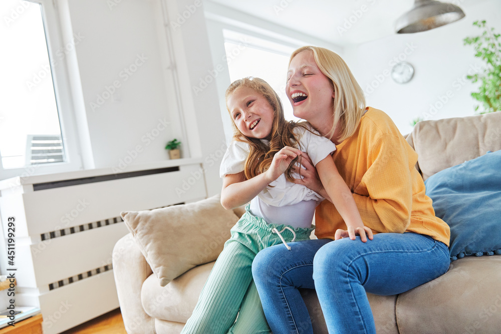 child sister fun family girl together childhood female happy daughter ...