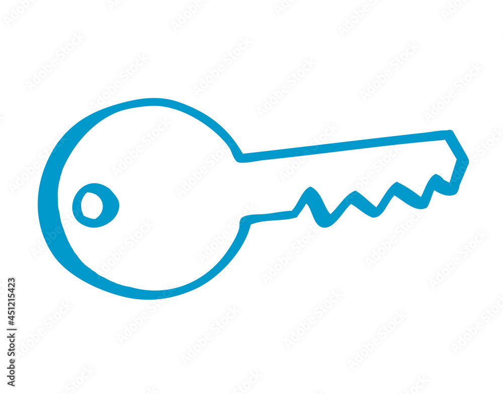 Schlüssel als Icon und Symbol Stock Illustration | Adobe Stock