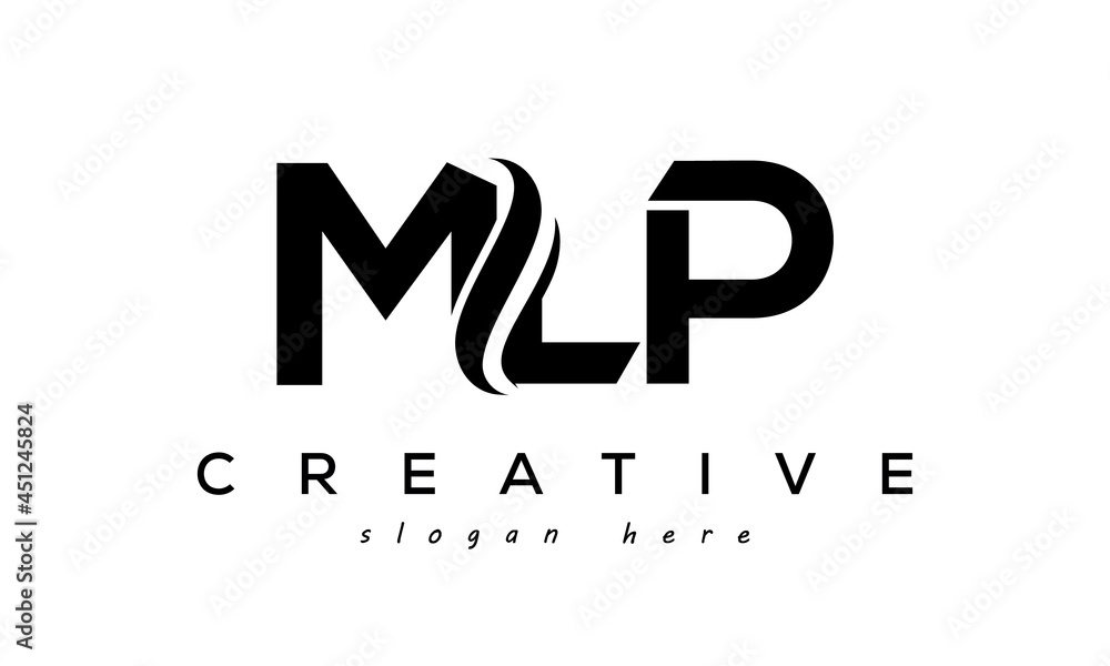 Letter MLP creative logo design vector Stock Vector | Adobe Stock