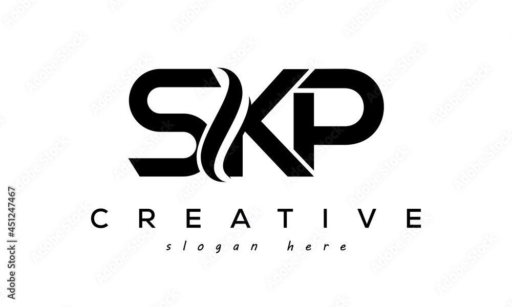 Letter SKP creative logo design vector Stock Vector | Adobe Stock