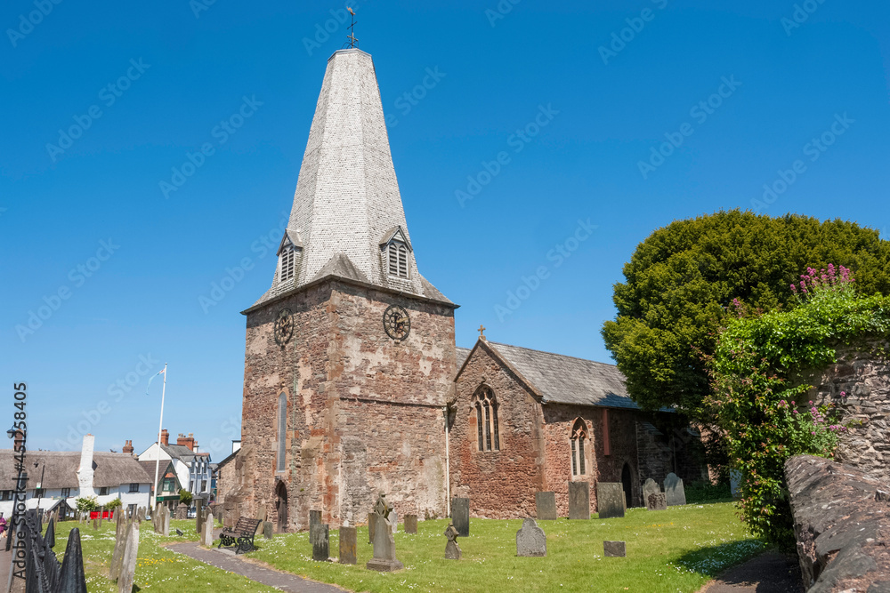 Porlock Church, Church of St Dubricius, Somerset Stock Photo | Adobe Stock
