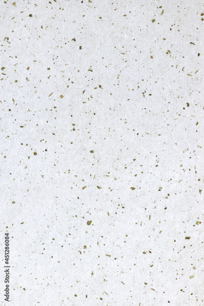 Green leaf pieces with fibers paper surface. Decorative plant paper ...