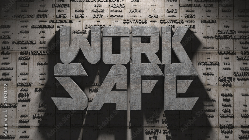 Work safe title health and safety (WHS) (HSE) (OSH) welfare in the ...