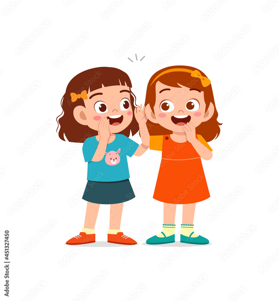 Secret Whisper Clipart