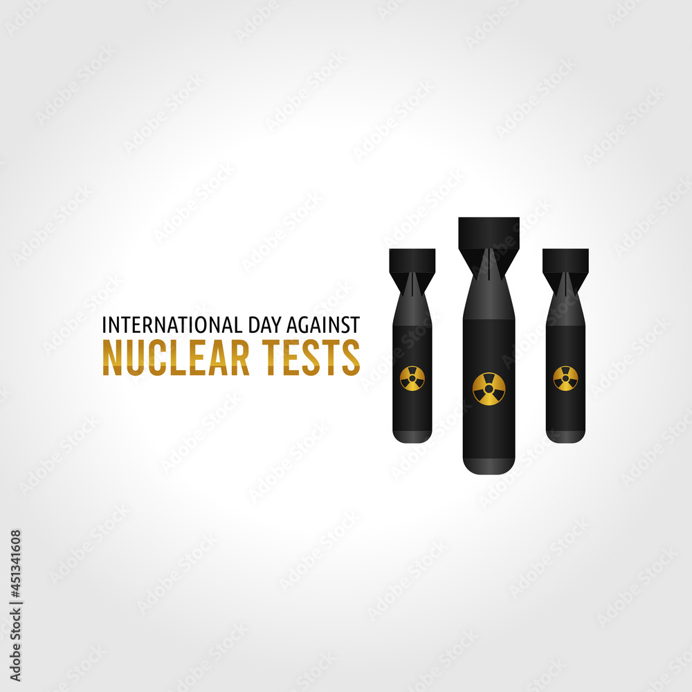 vector graphic of international day against nuclear tests good for ...