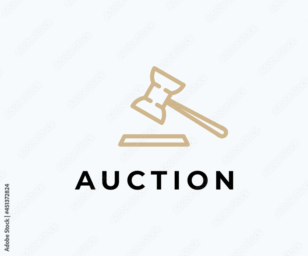 Auction Hammer Logo
