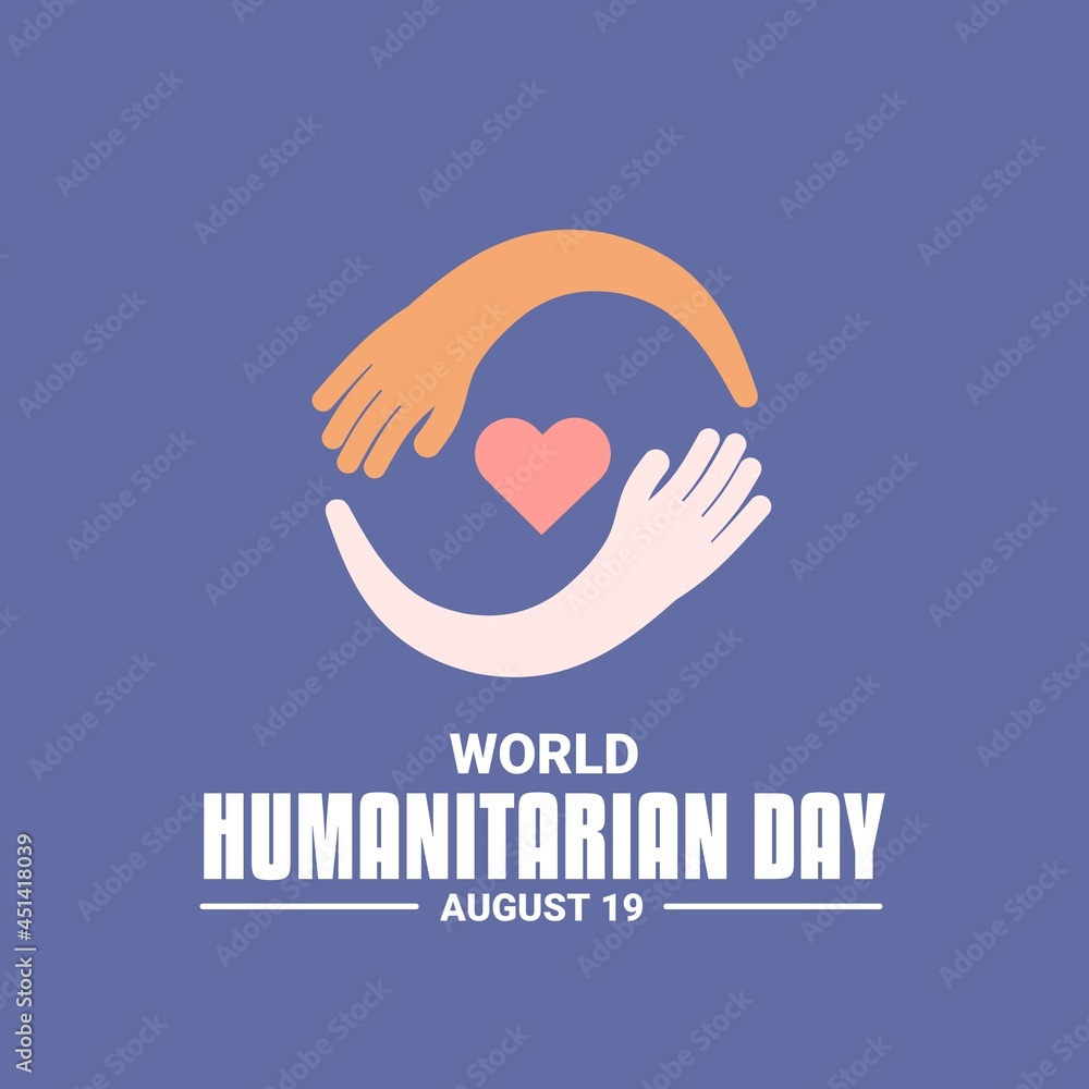 Vector illustration, two hands with different skin colors hugging a ...