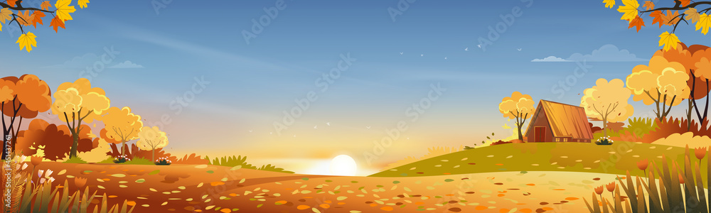 Autumn Cartoon Background