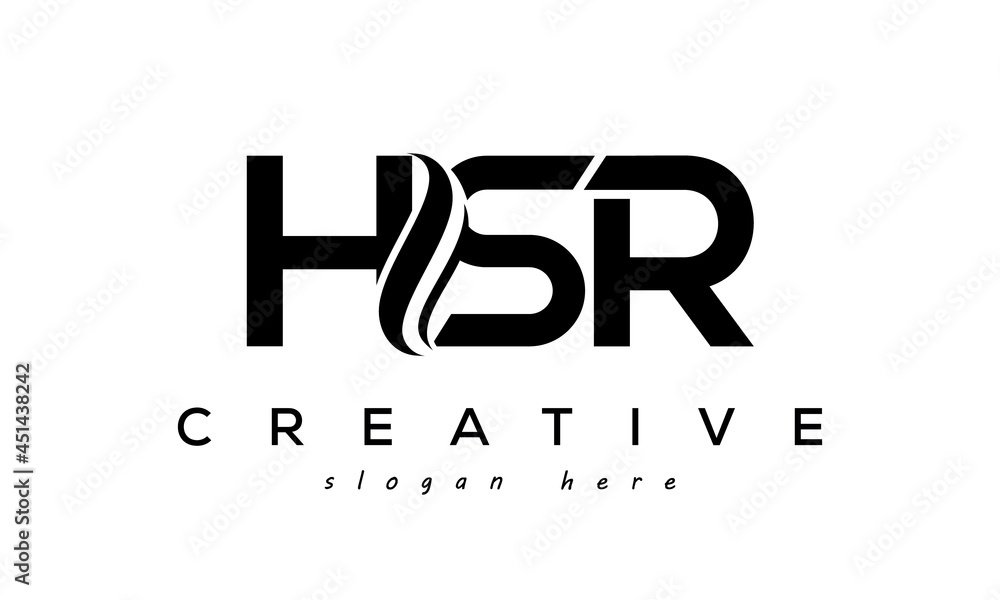 Letter HSR creative logo design vector Stock Vector | Adobe Stock