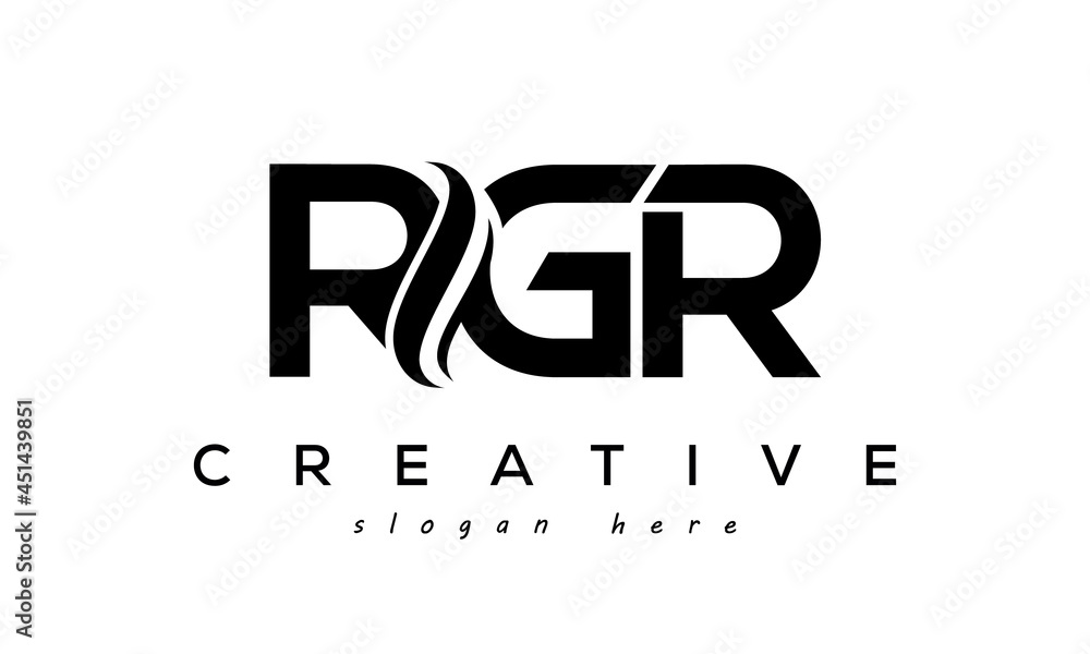 Letter RGR creative logo design vector Stock Vector | Adobe Stock