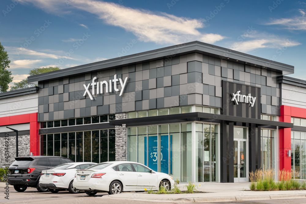 Xfinity Retail Store Exterior and Trademark Logo Stock Photo | Adobe Stock