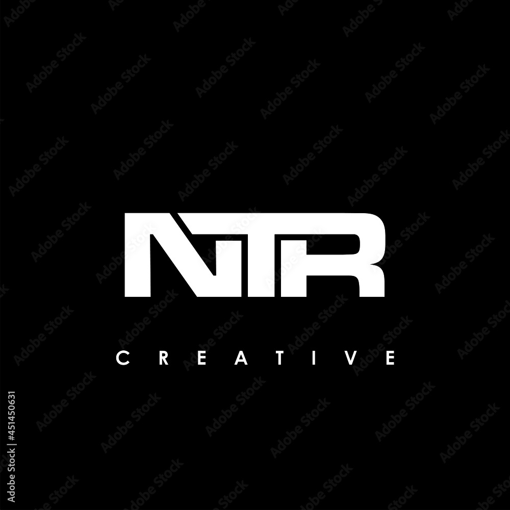 NTR Letter Initial Logo Design Template Vector Illustration Stock ...