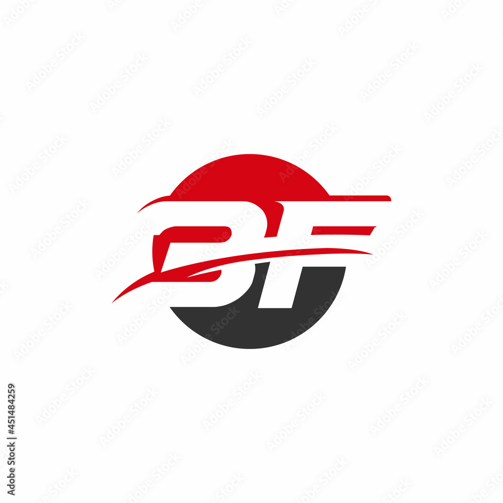 Alphabet letters Initials Monogram logo F3,3f, initial letter logo 3F ...
