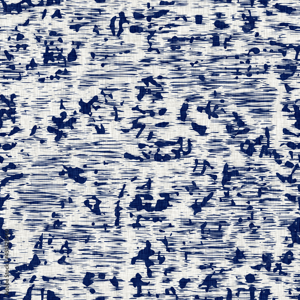 Indigo dyed fabric random flecks pattern texture. Seamless textile ...