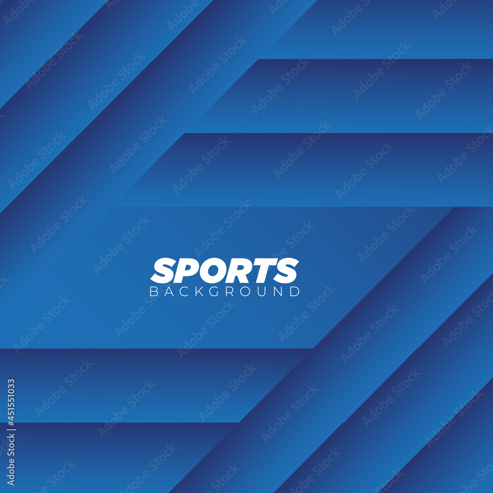 Simple Modern Vector Blue sport background for digital poster and ...
