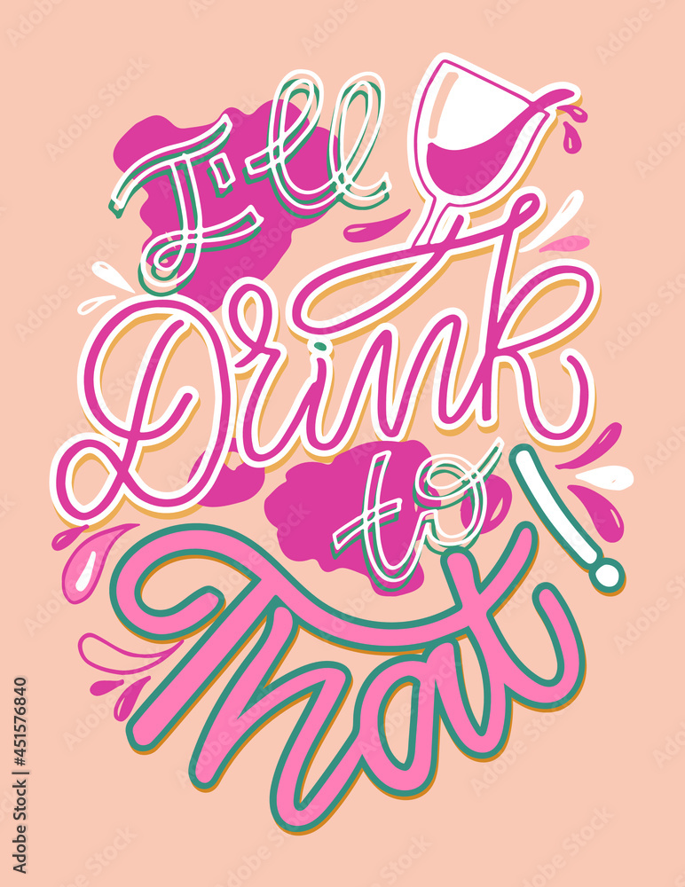 Funny lettering quotes for blog, poster and print design. Modern ...