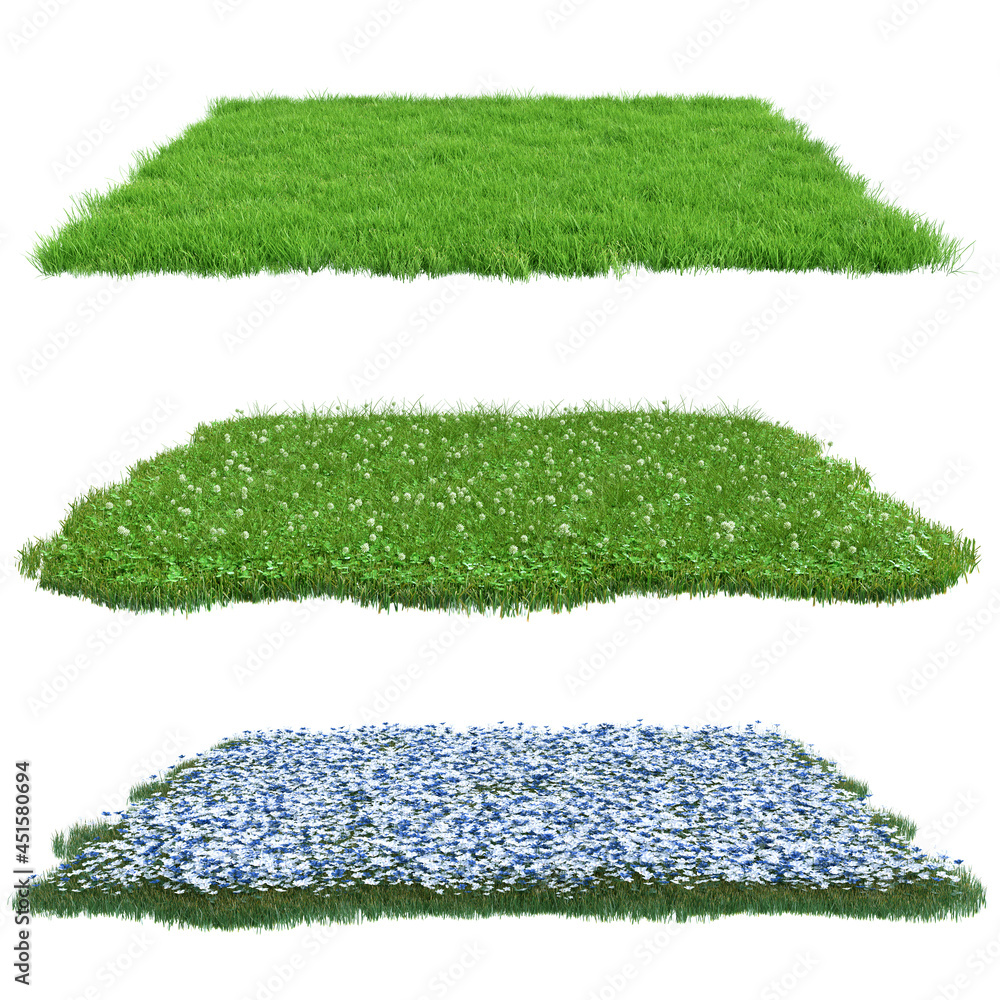 ภาพประกอบสต็อก Collection squares surface patch covered with flowers ...