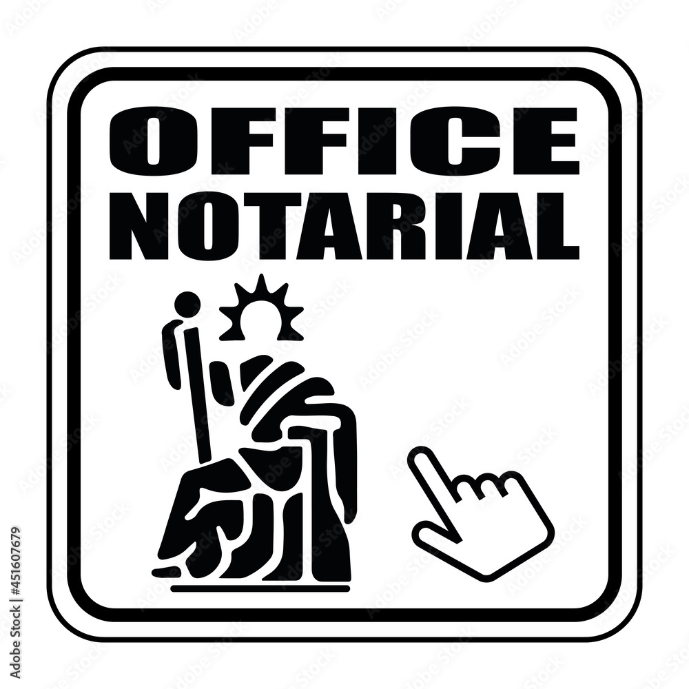 Logo office notarial. Stock Vector | Adobe Stock
