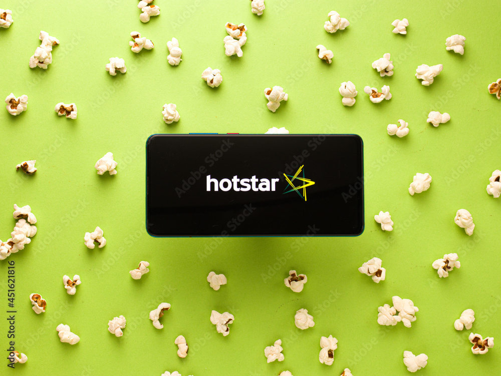 Hotstar mobile app logo - a video streaming service photographed for ...