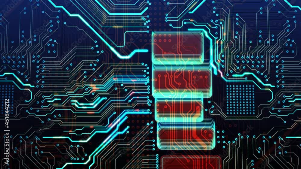 Video „Technology background/Technology background of the abstract ...