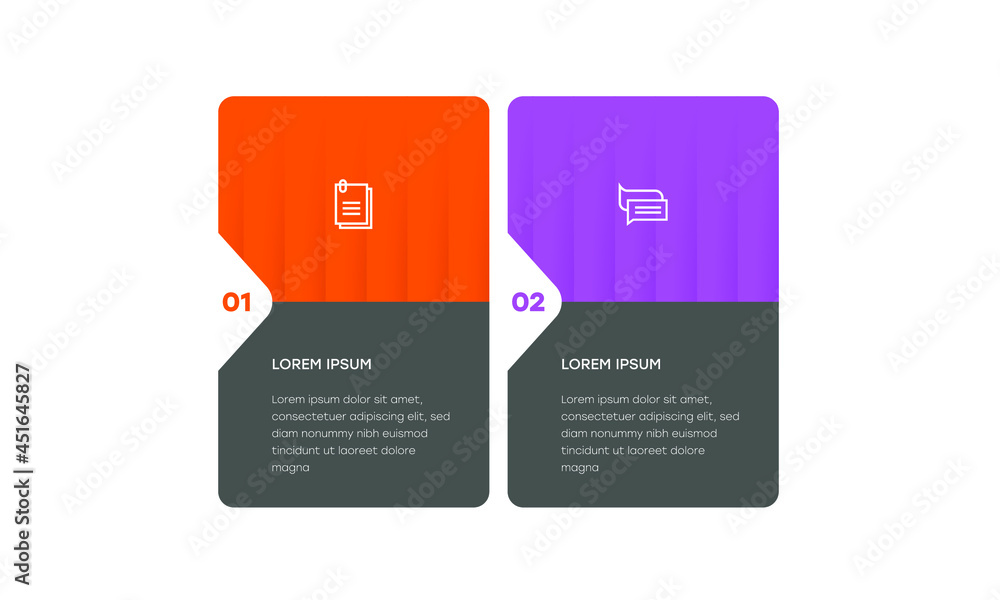 Infographic. Vector Infographic design template with icons and 2 ...