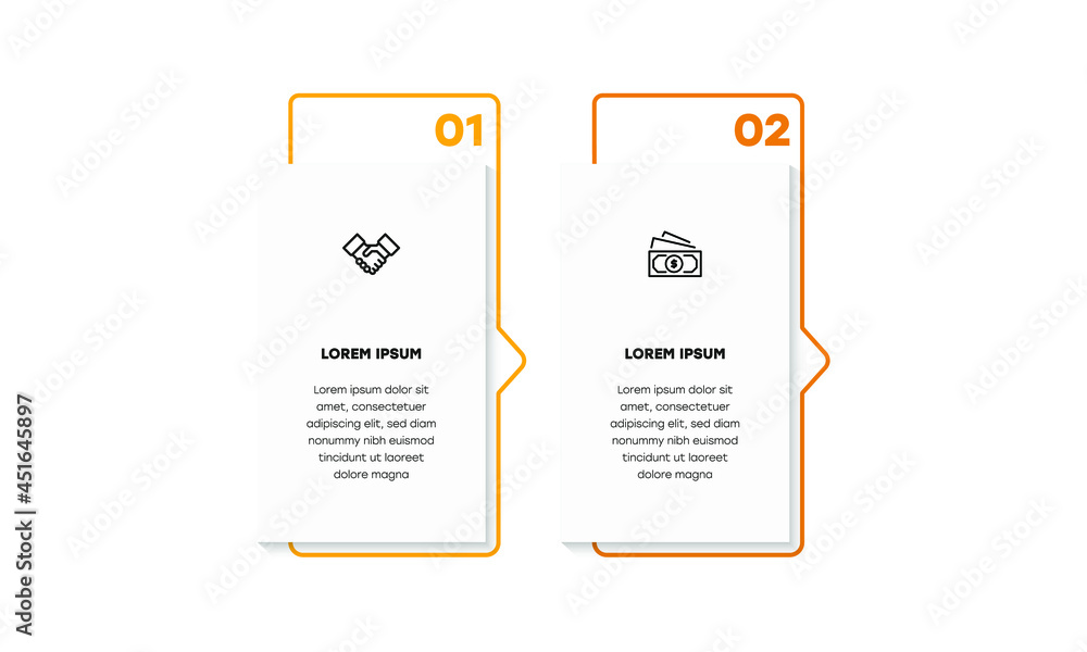 Infographic. Vector Infographic design template with icons and 2 ...