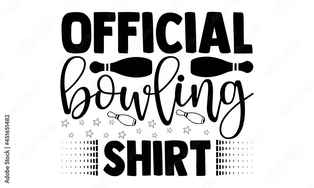 Official bowling shirt- Bowling t shirts design, Hand drawn lettering ...