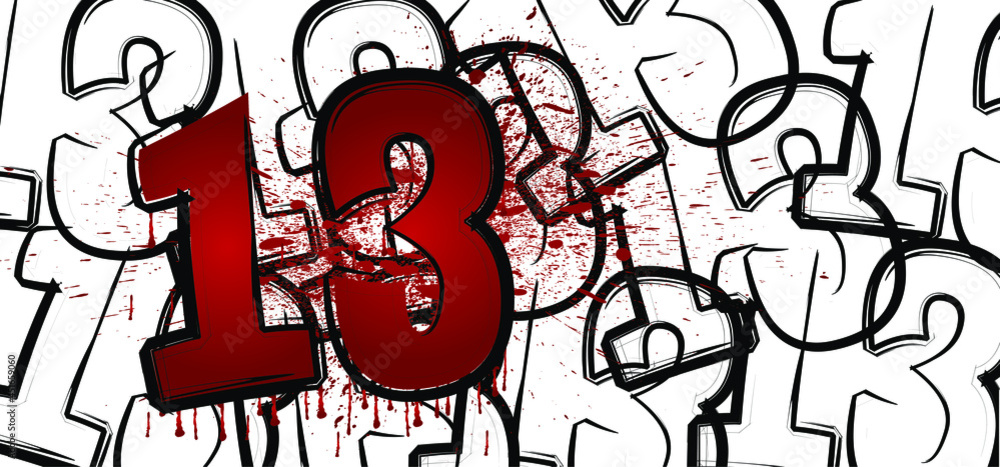 Friday 13 icon. Thirteen lucky number or unlucky number, friday 13th ...