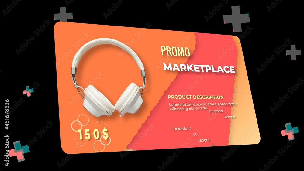 Product Sale Market Promo Stock Template | Adobe Stock