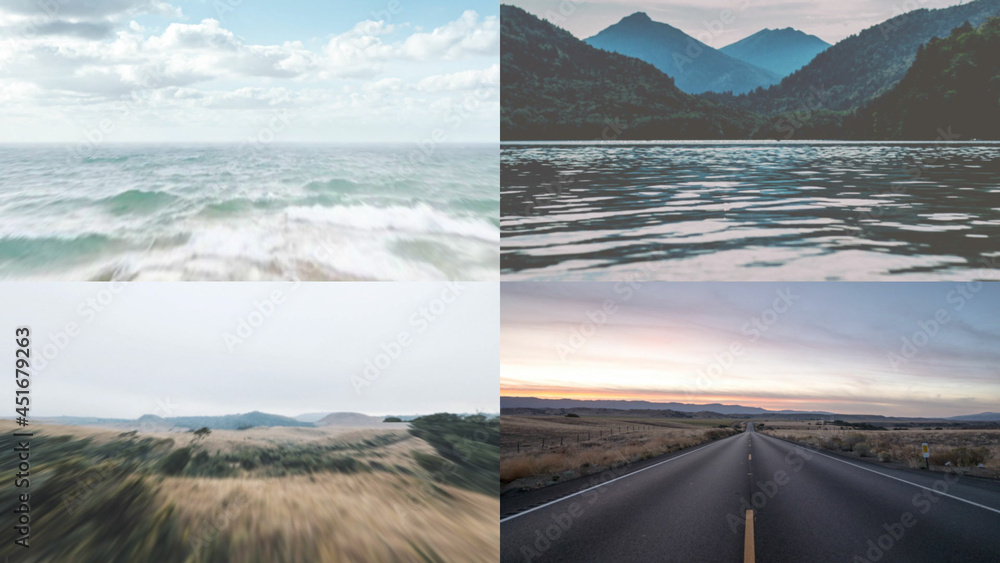 Horizon Image Animation 3D Camera Projection Stock Template | Adobe Stock