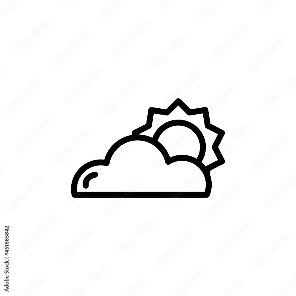 Daylight icon in trendy flat style isolated on white background ...