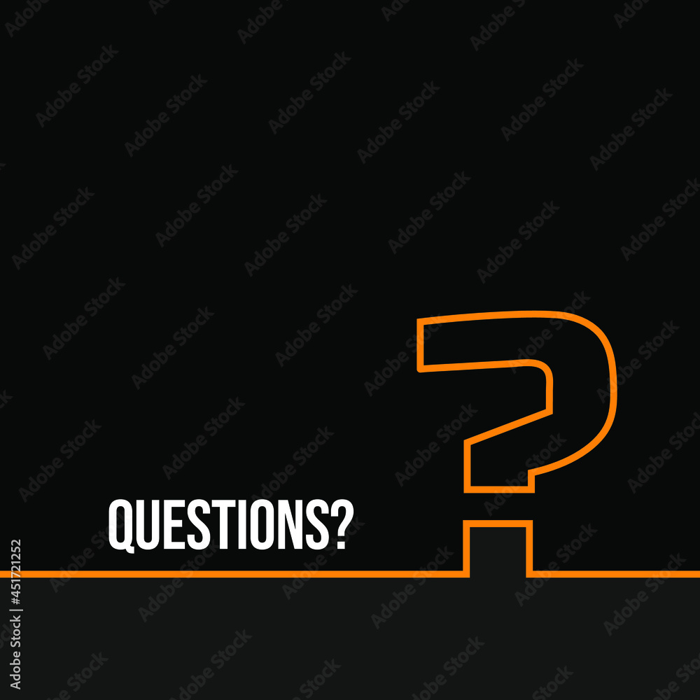Question mark sign icon, vector illustration. Flat design style with ...
