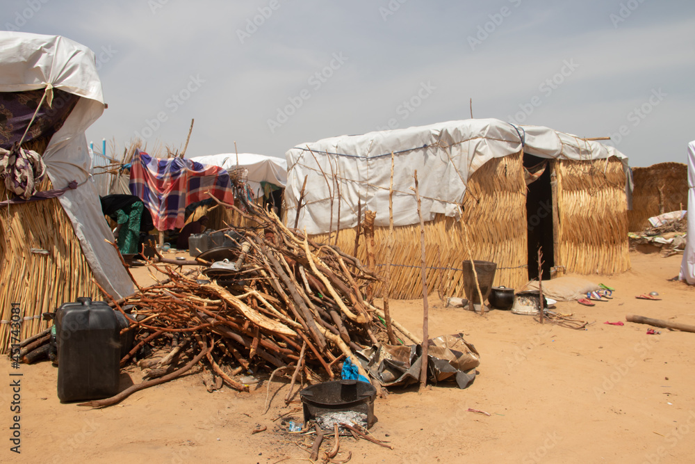 Refugee camp (IDP - Internal displaced persons) taking refuge from ...